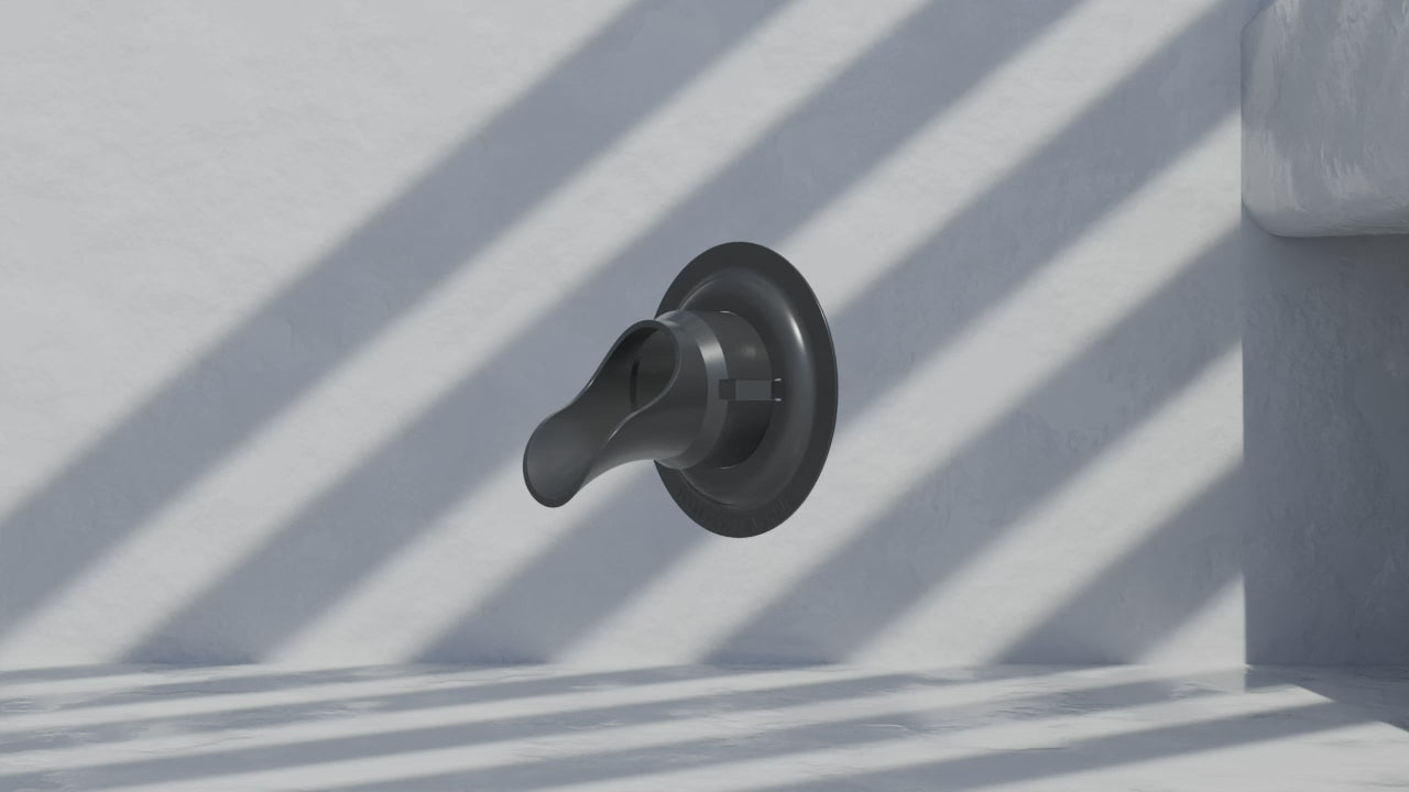 3-inch PVC Plastic Downspout Nozzle / Scupper & Self-Locking Escutcheo ...